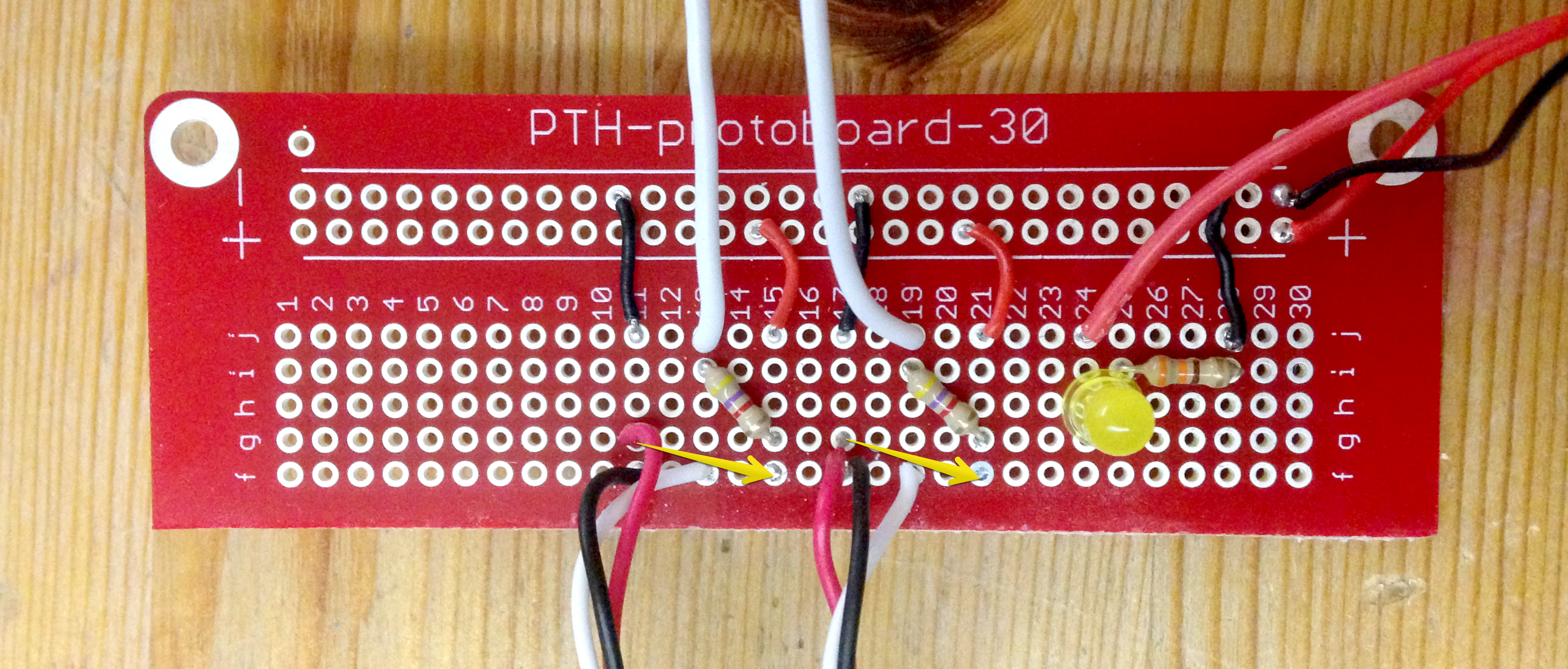 Rabbit circuit soldered up | Chris Searle
